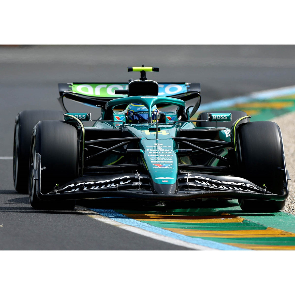 Bburago F1 Aston Martin F1 Team AMR25 2025 Fernando Alonso With Helmet ...