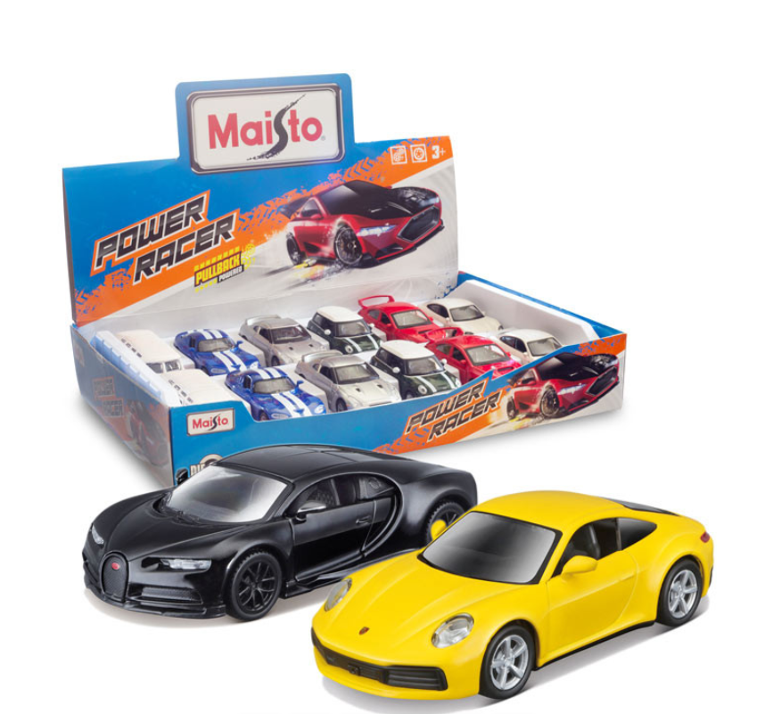 Maisto Fresh Metal Power Racer Pull Back Tray - Assortment 1 M24001HG1 ...
