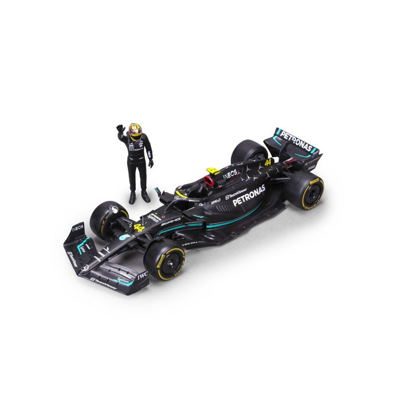 Bburago F1 MB W14 2023 Lewis Hamilton With Driver 1/24 Scale B18-28037 ...